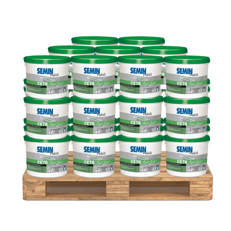 Enduit en pâte Plakist CE 78, Perfect'Joint, palette 33 seaux 25 kg | Semin