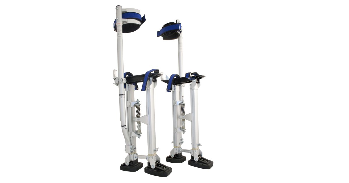 Echasses aluminium double pied 60 à 101 cm + coussins
