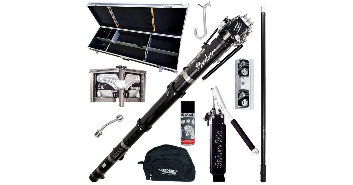 Kit collage Columbia Bazooka Predator + Flight Case + 1 manche