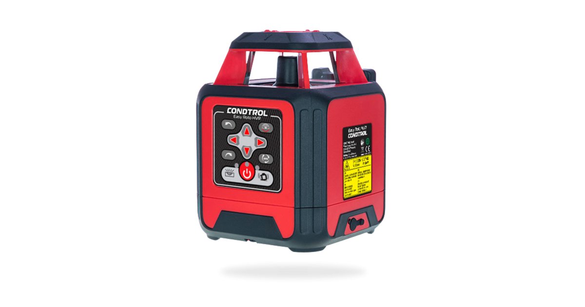 Niveau laser rotatif Easy Roto HVR - Condtrol by Edma |Krenobat