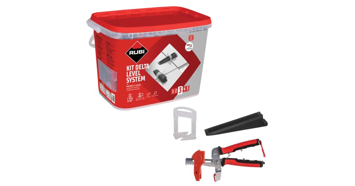 Kit croisillons Delta Level System 1 mm - Rubi | Krenobat