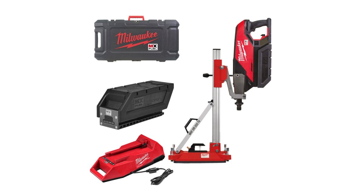 Carotteuse MX Fuel™ DCD150-0C 150 mm + Bati - Milwaukee