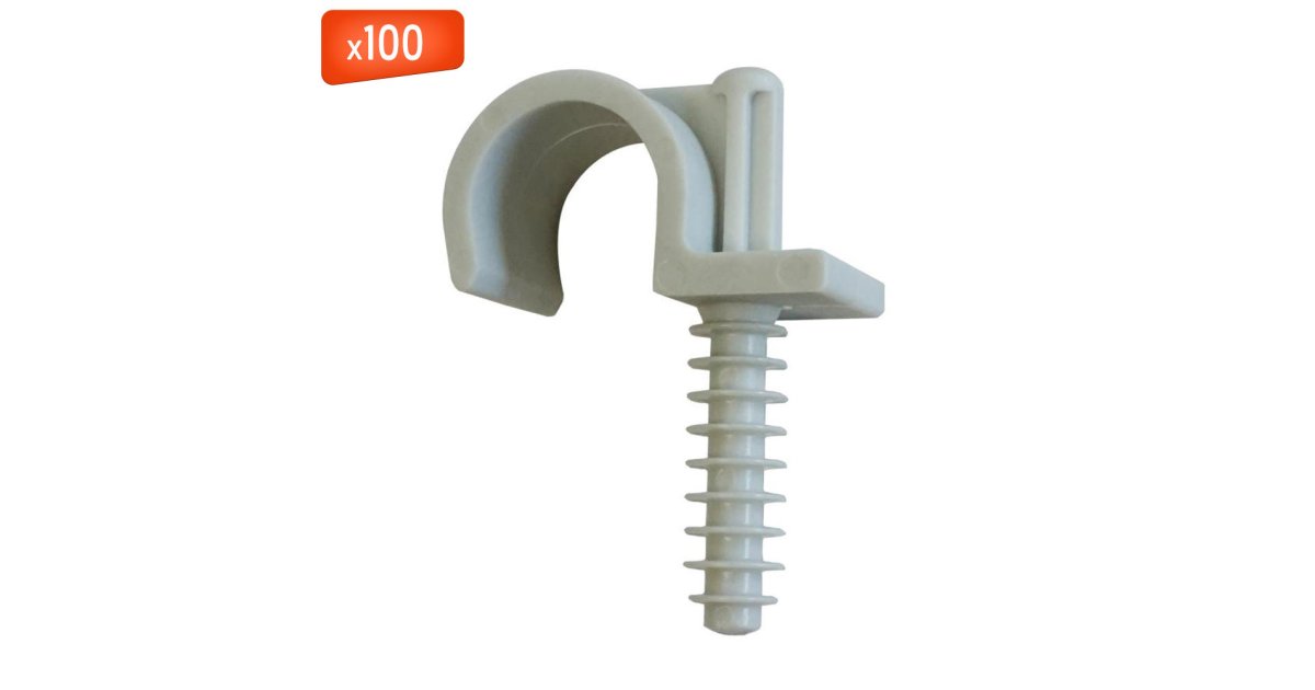 Fix Ring simple pour gaines, Ø16 mm | ING Fixations